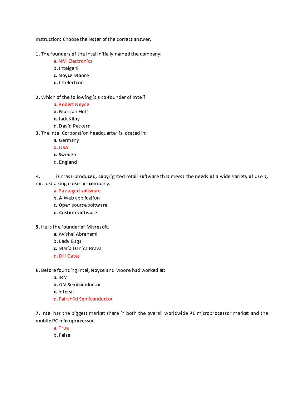 IT Era Exam Questions & Answers (Final Exam) - Studocu