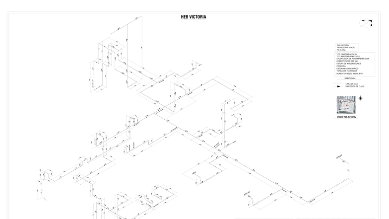 HEB VICTORIA - Isometric Gas Line Diagram (LP) - Studocu