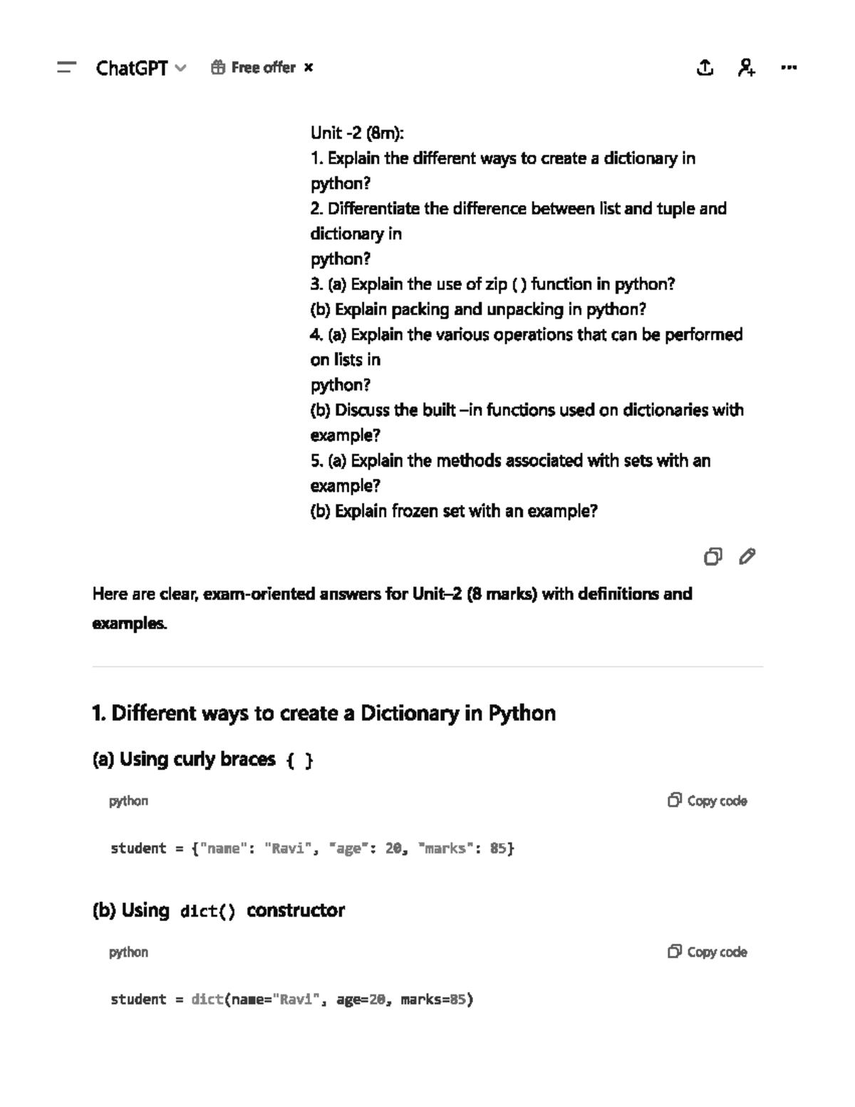 Unit 2: Python Data Structures - Dictionary, List, Tuple, and Set (8m ...