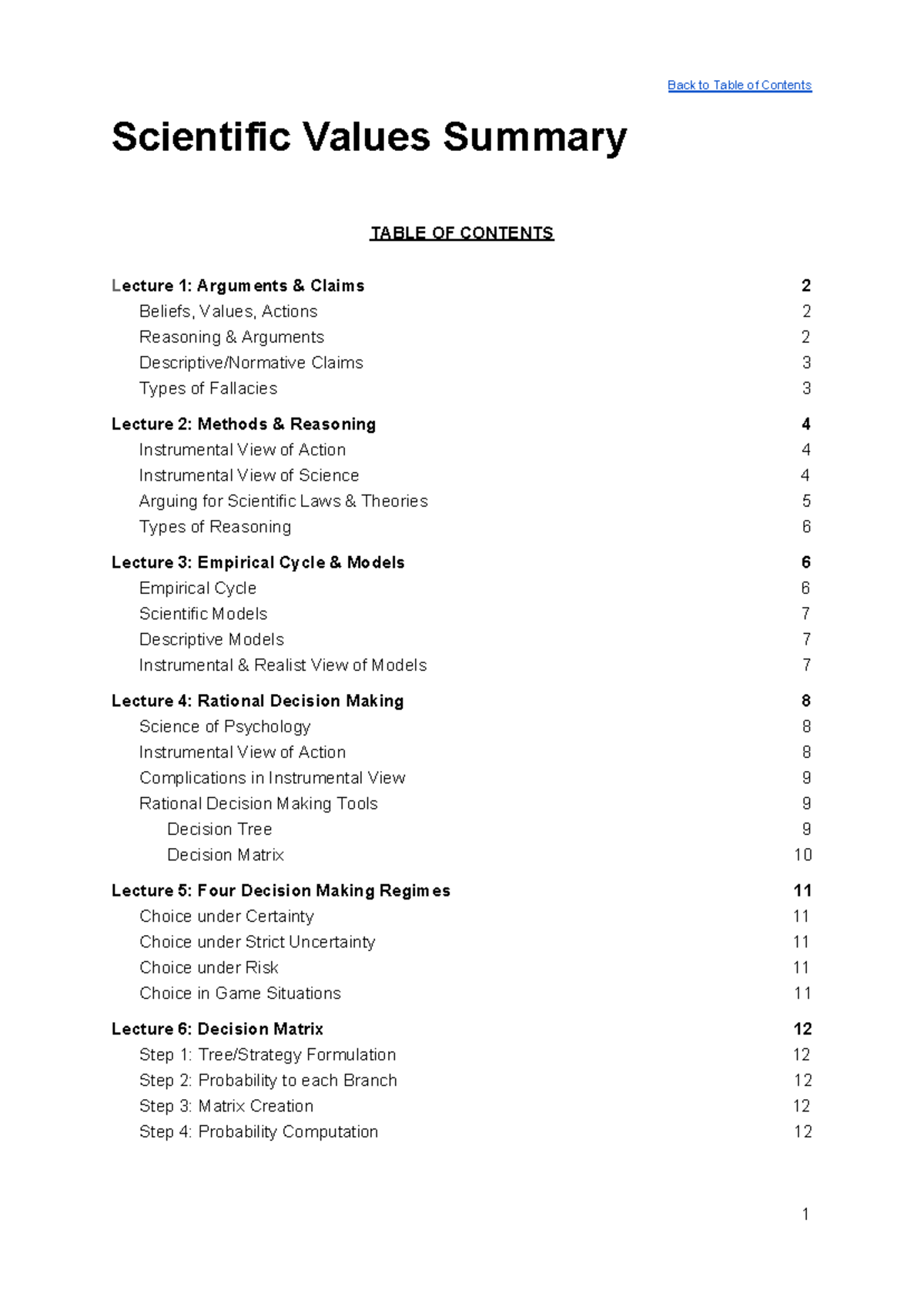 Scientific Values Overview: Key Arguments & Decision-Making Methods ...