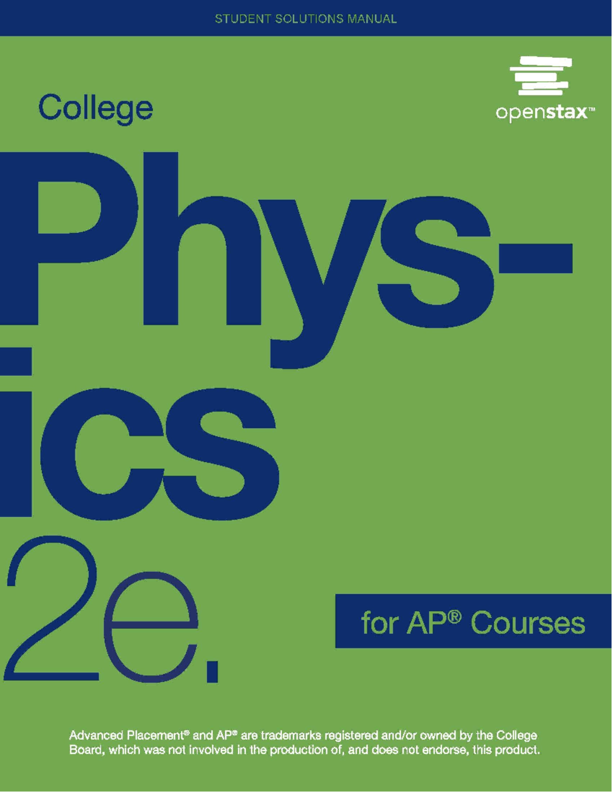 AP College Physics 2e Student Solutions Manual: Chapter 1 Insights ...