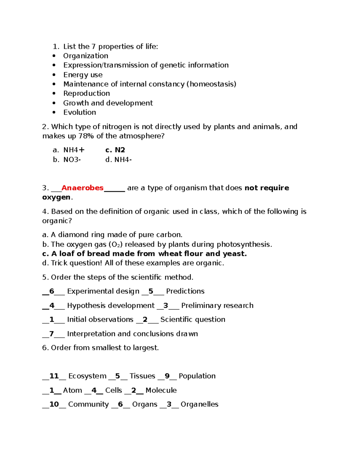 Biology 101 Final Exam Notes: Ecosystem Dynamics & Interactions - Studocu