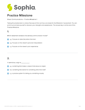 Visual Communication Unit 2 Milestone Project - Unit 2 Milestone 1 ...