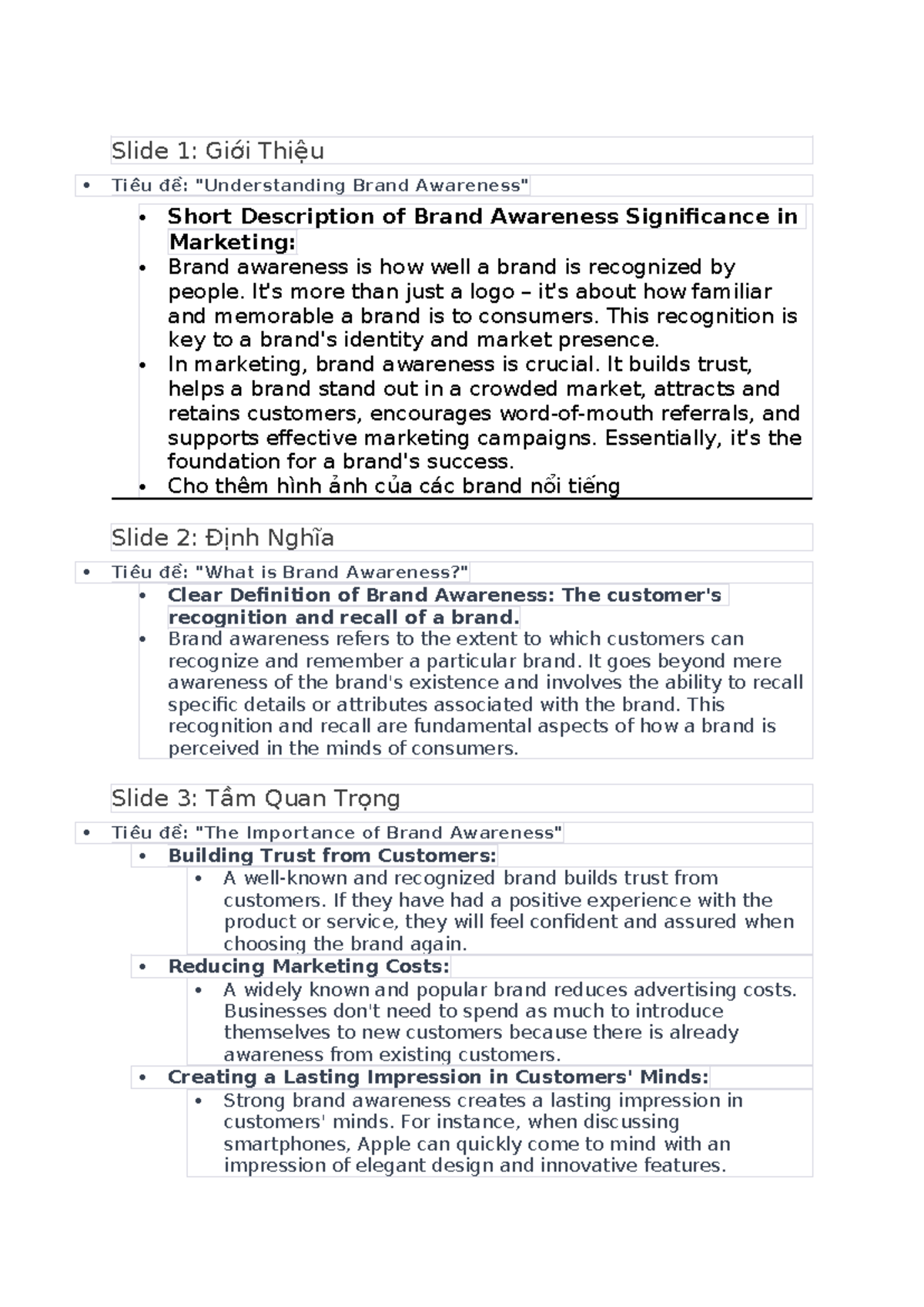 Unit 8 Brands: Understanding Brand Awareness and Its Impact on ...