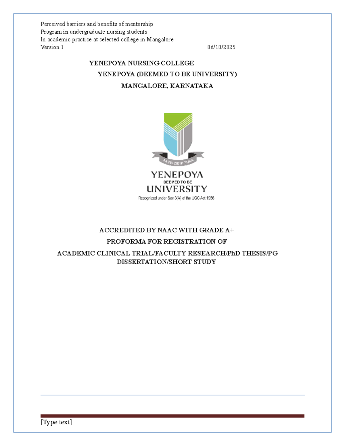 Assessing Mentorship Barriers and Benefits in B.Sc Nursing Students: A ...