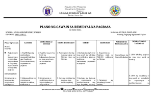 SELG Action PLAN 2023-2024 - Annex 6. Action Plan Template Schools ...