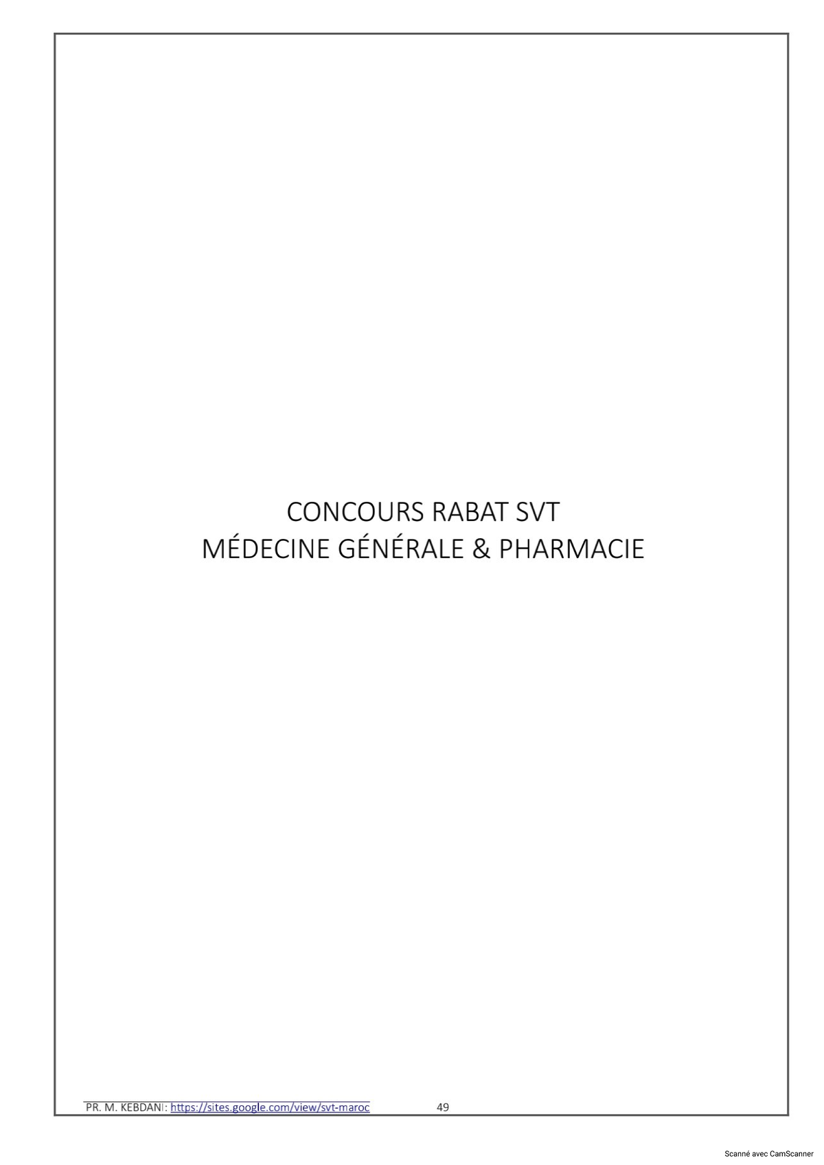 Annales de Concours Médecine 2023 - Examen Partiel (2) - Studocu