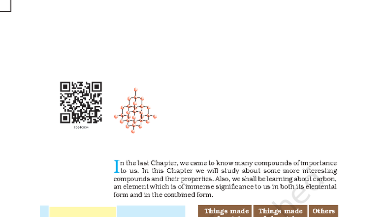 JESC104 Chapter 4: Carbon and Its Compounds - Properties and Reactions ...