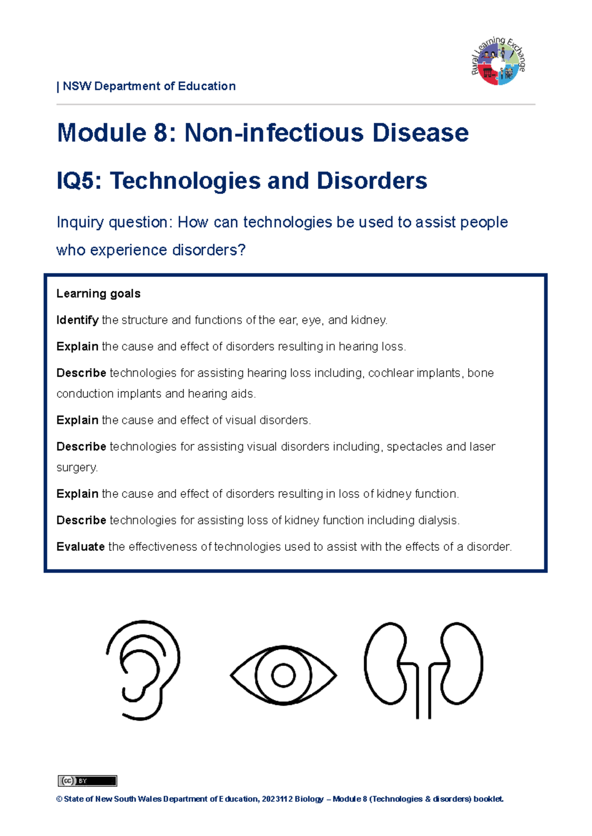 Module 8: IQ5 Technologies & Disorders in Non-Infectious Diseases 2023 ...