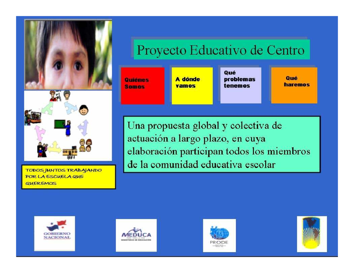 Manual del Proyecto Educativo de Centro (PEC) - Guía Completa - Studocu