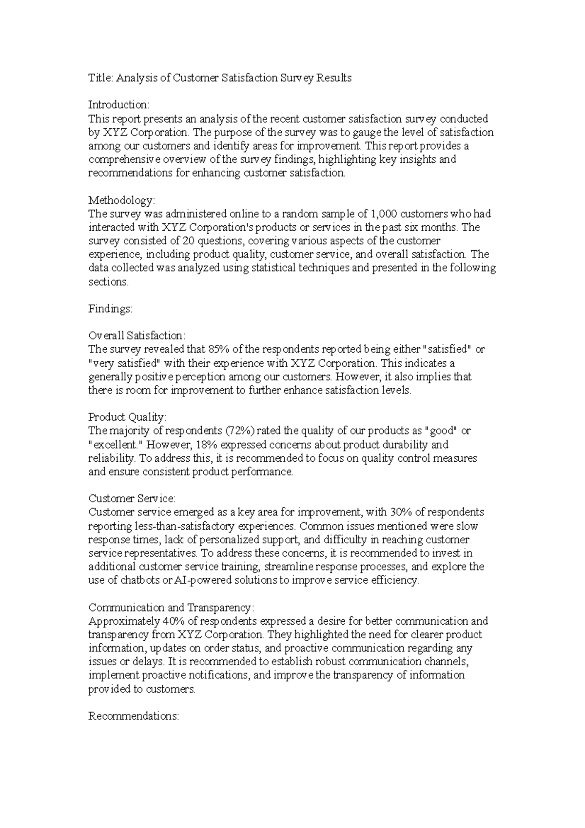 Format of Report - This is biostatistics epidemiology and research ...