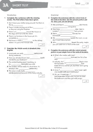 Klucz odpowiedzi - Badania Biologiczne - Test po Dziale - Studocu