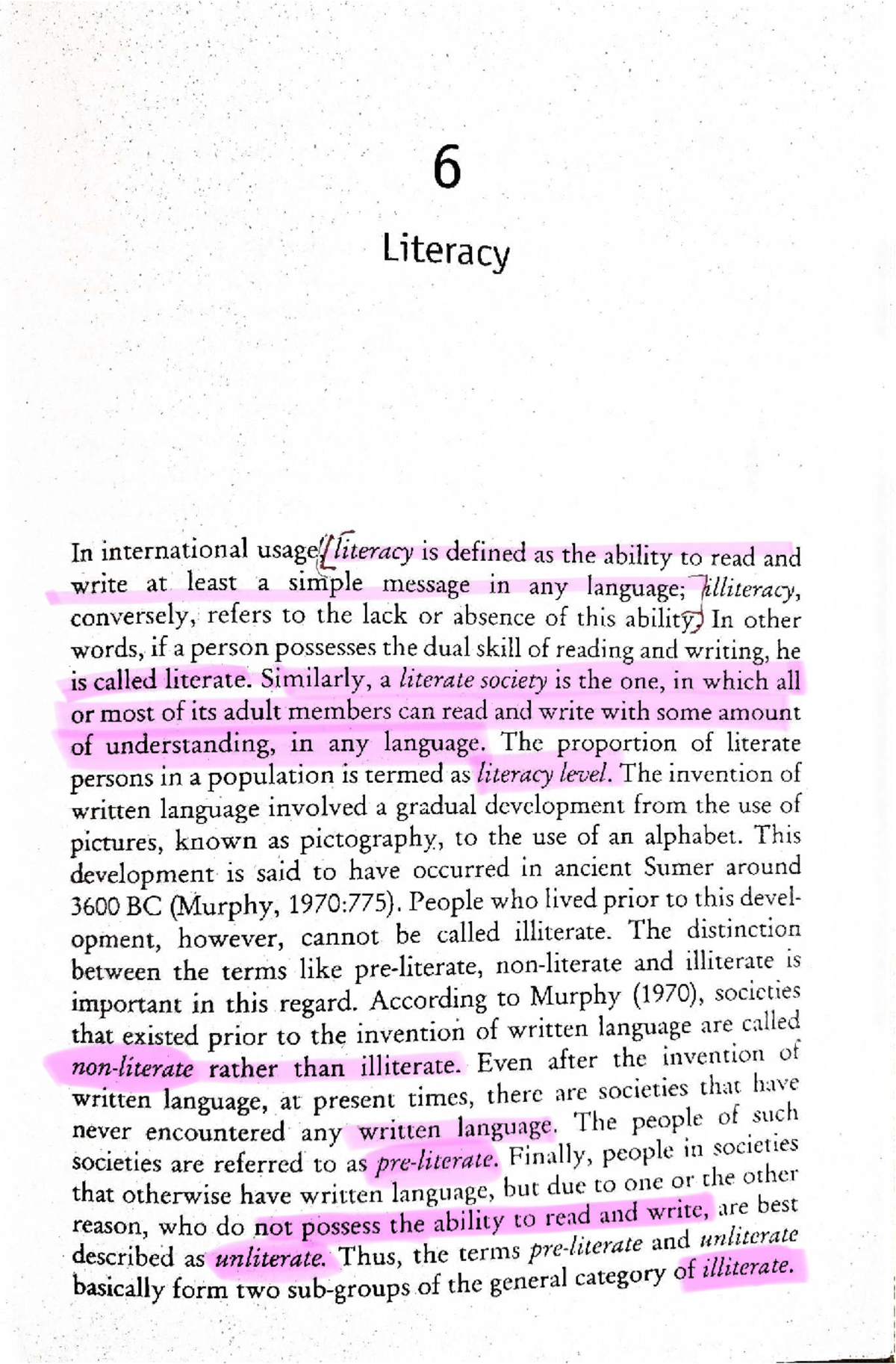 Literacy and Illiteracy: Understanding Global Patterns and Trends - Studocu