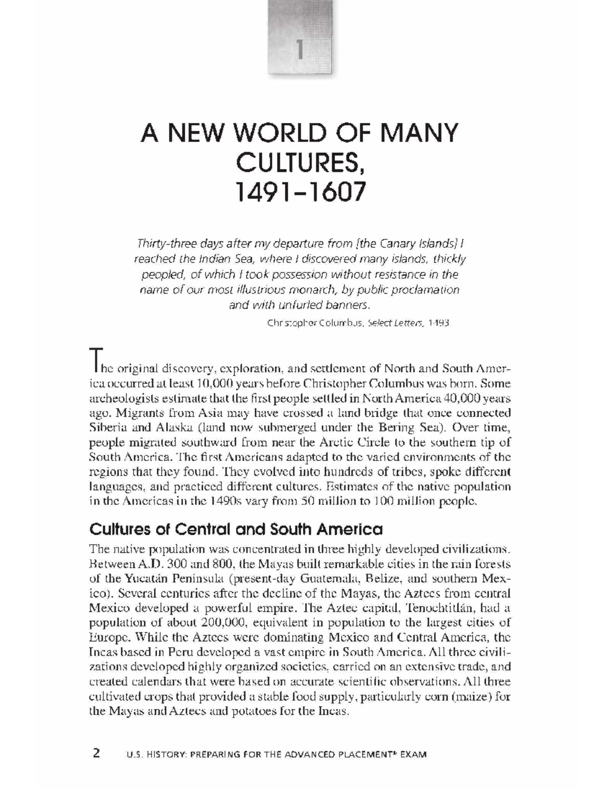 Final Exam Study Notes for U.S. History: Cultures of the Americas - Studocu