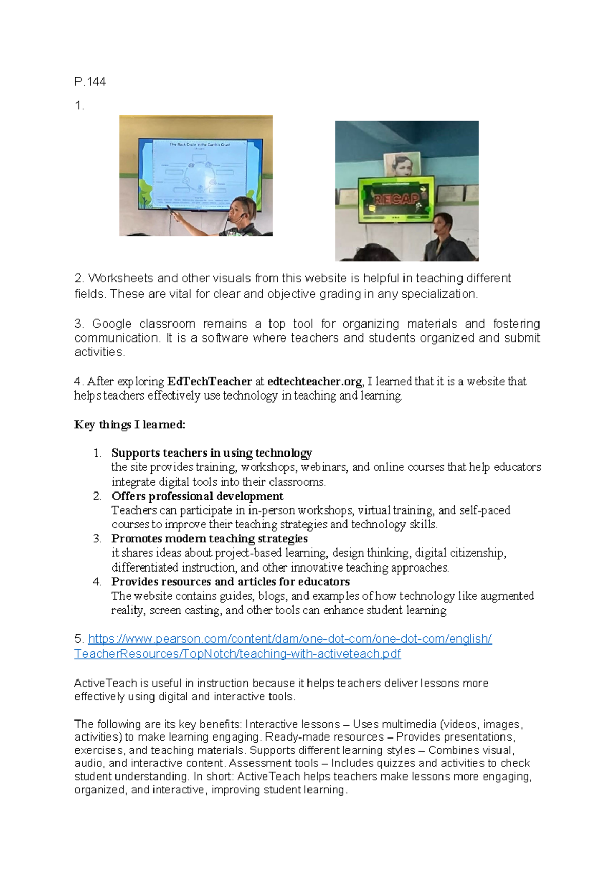 Learning Artifacts - EdTech Tools & Strategies Notes - Studocu