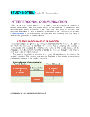 MT140 Unit 5 Studynotes, Chapter 14 - Control is one of the fundamental ...