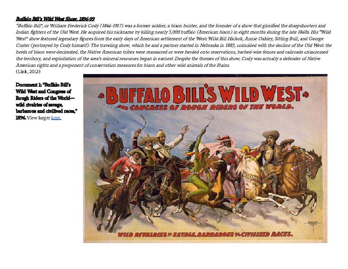 Native Americans in the Gilded Age: Buffalo Wild West Show Insights ...