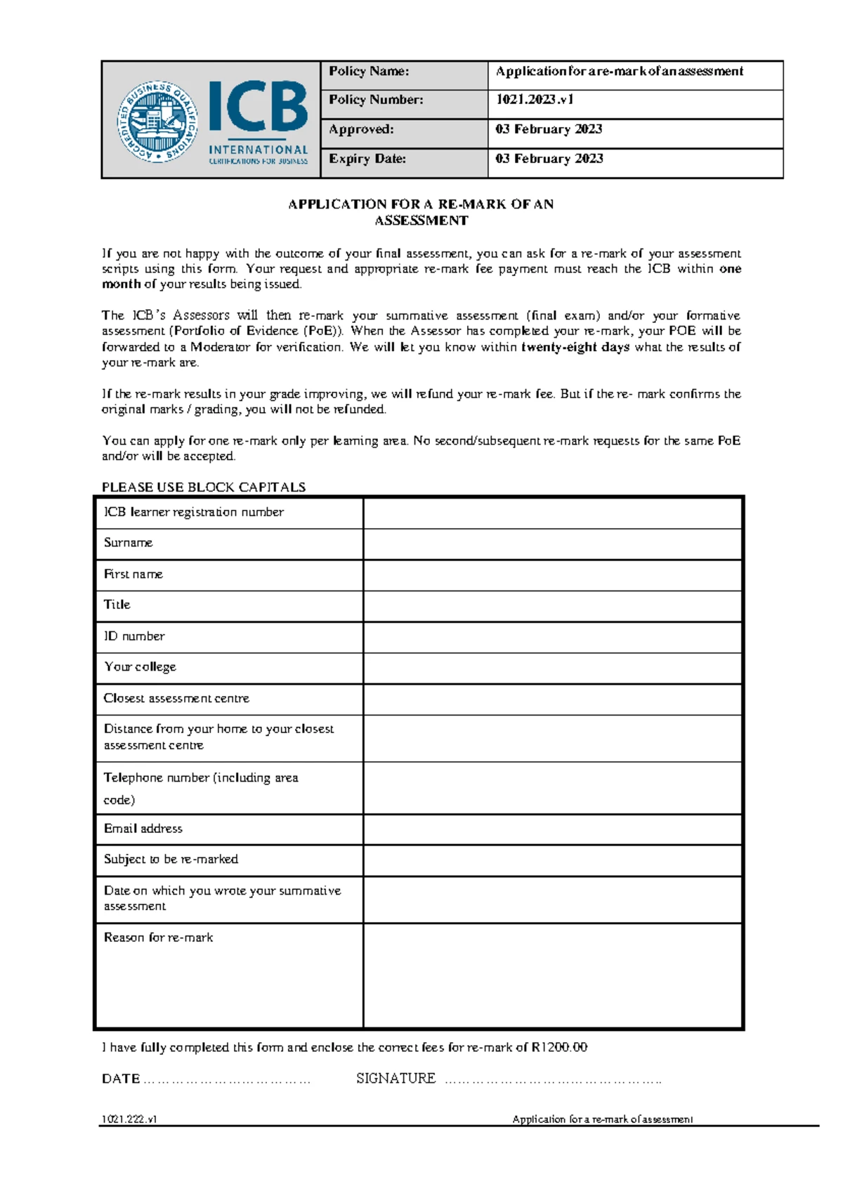 2025-26 ICB Exam Timetable and Important Dates Overview - Studocu