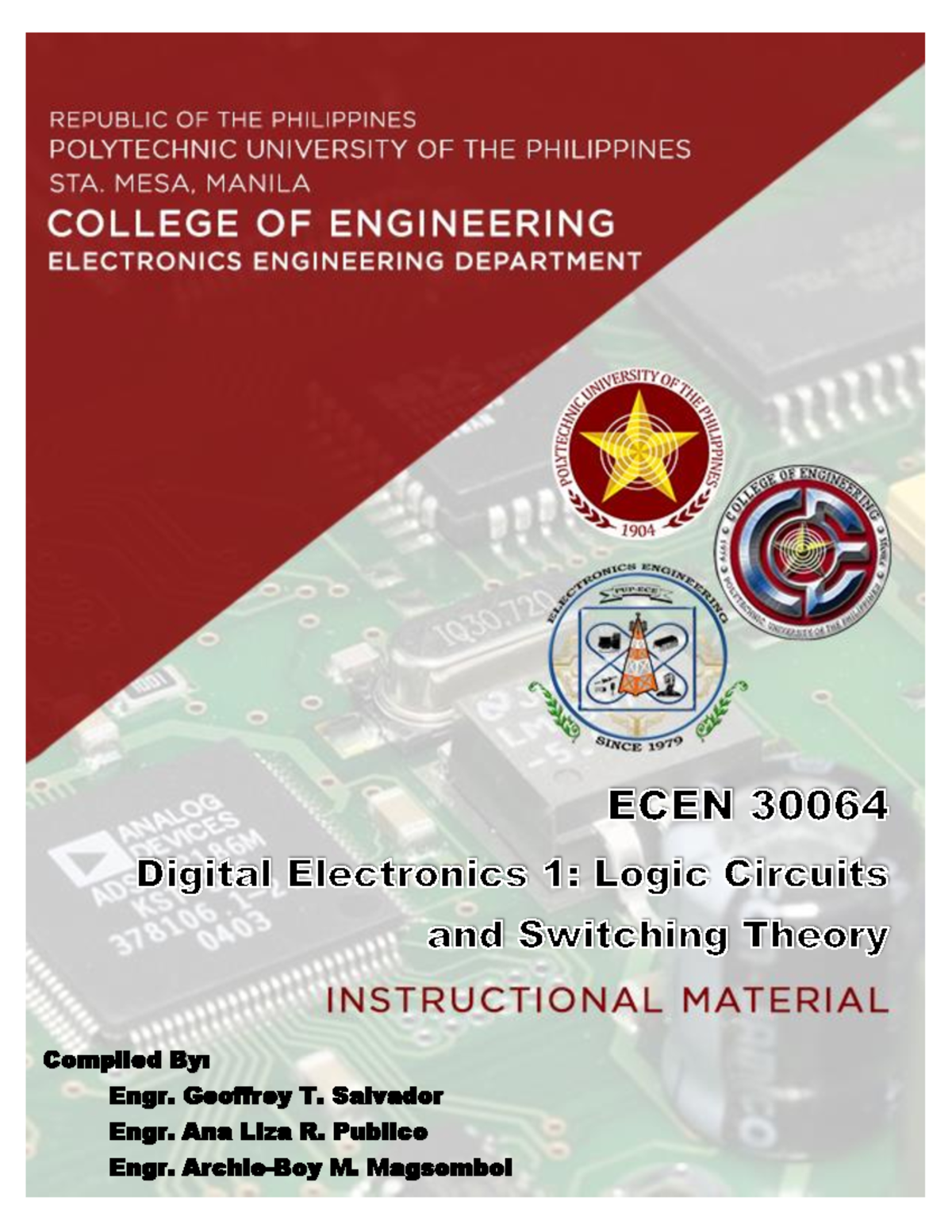 593926985 IM ECEN 30064 Digital Electronics 1 Logic Circuits and ...