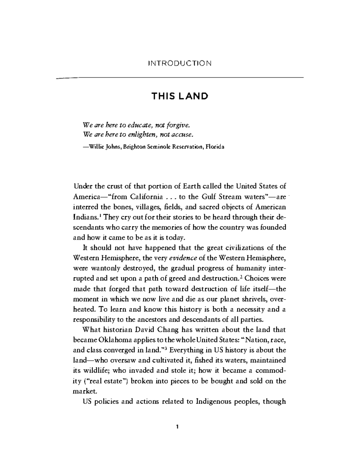 Indigenous Peoples' History of the United States: Colonization ...