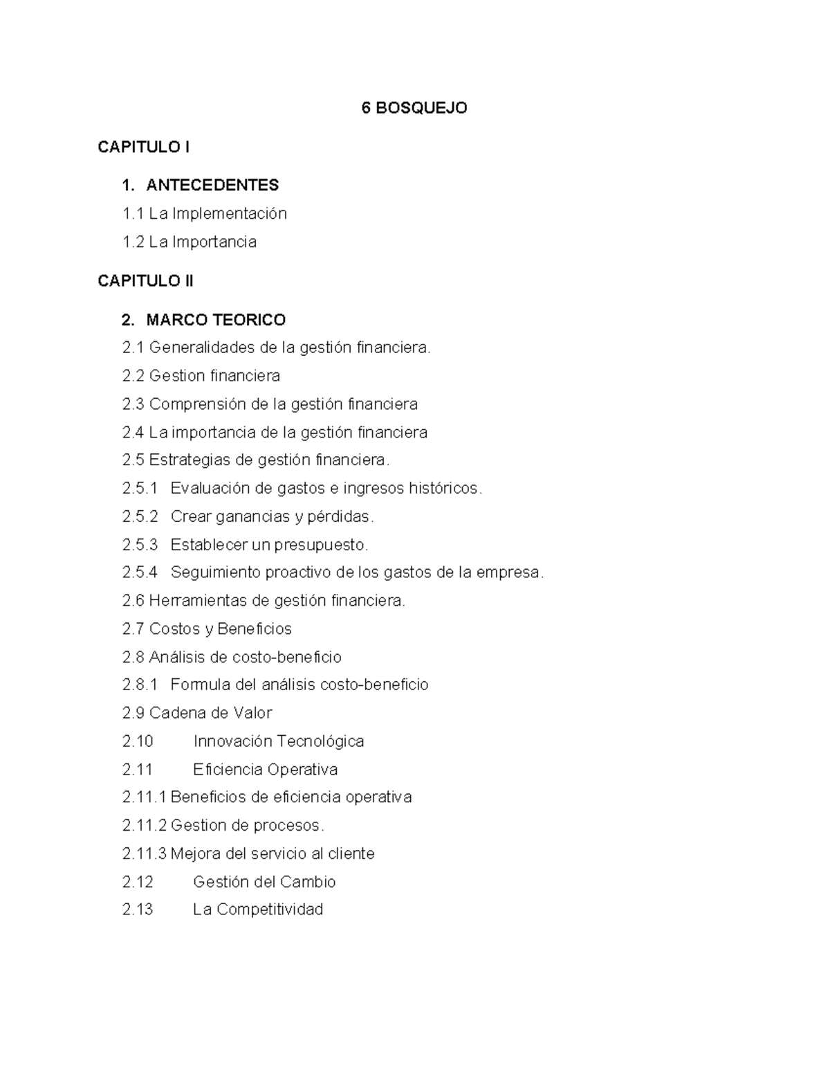 Bosquejo Preliminar - partes de un plan de investigacion - 6 BOSQUEJO ...