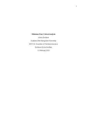PSY 260: Project Two - Statistical Applications Overview - Studocu