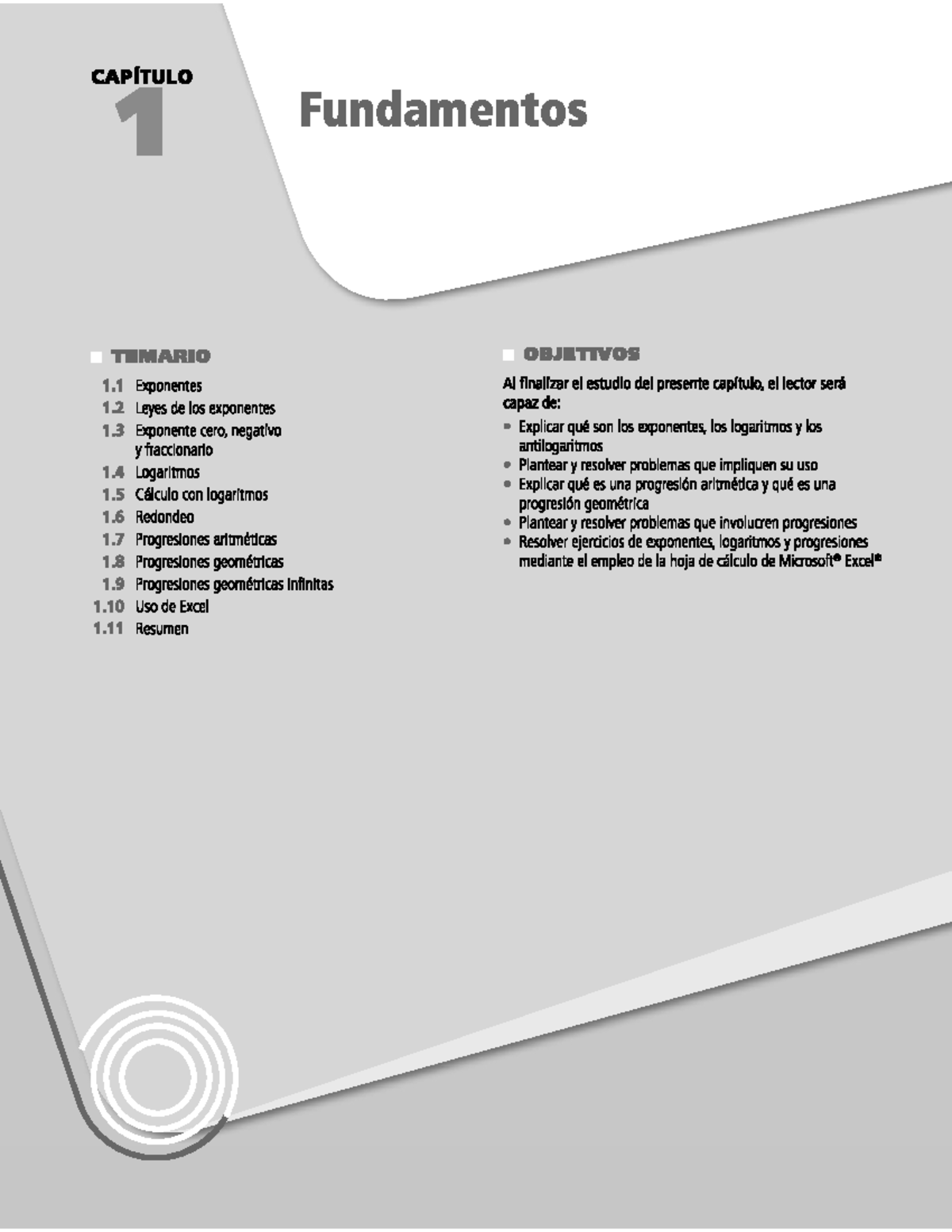 CAPÍTULO 1 - Fundamentos de Exponentes y Logaritmos (MAT101) - Studocu