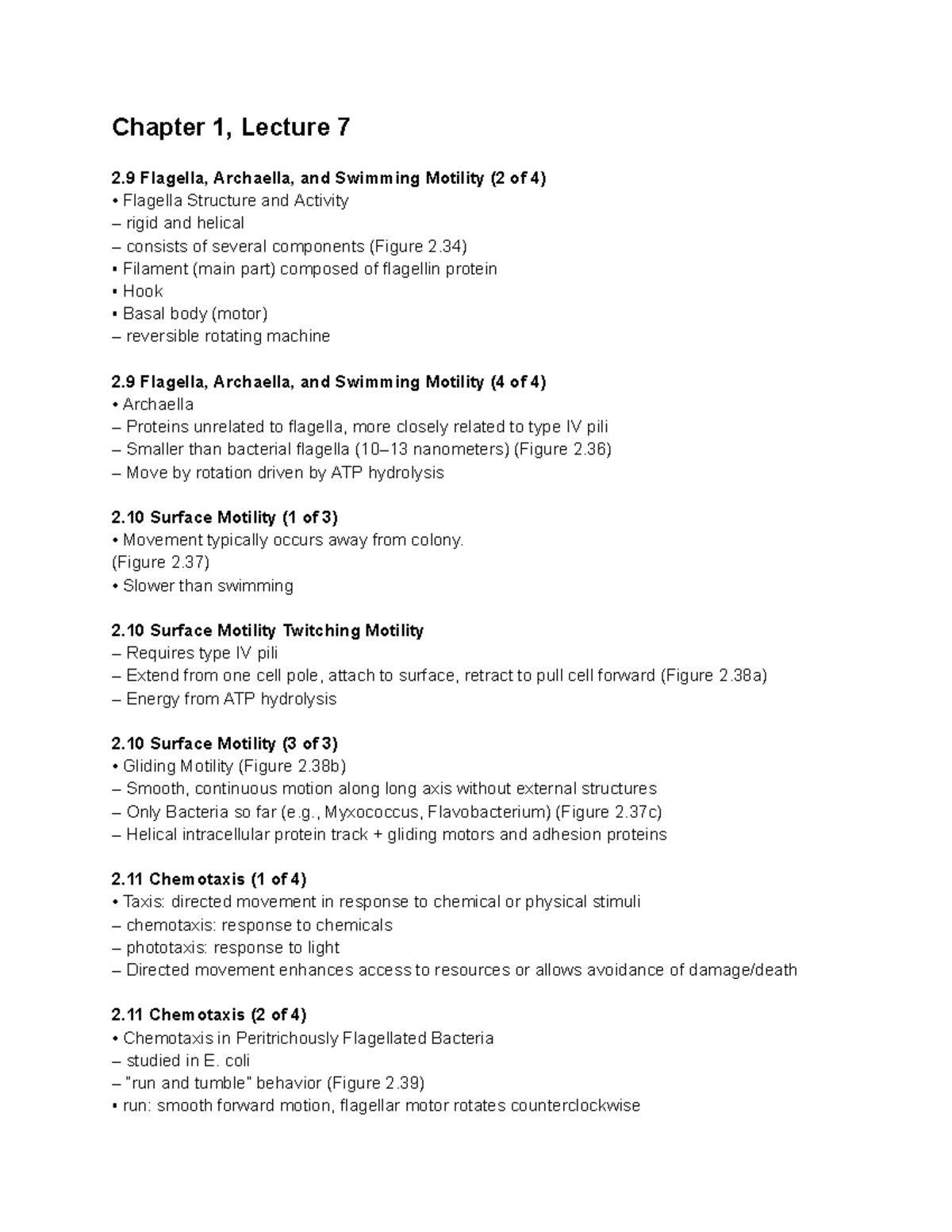 Eukaryotic Cell Structures: Lecture Notes for Bio 101 Final Exam ...