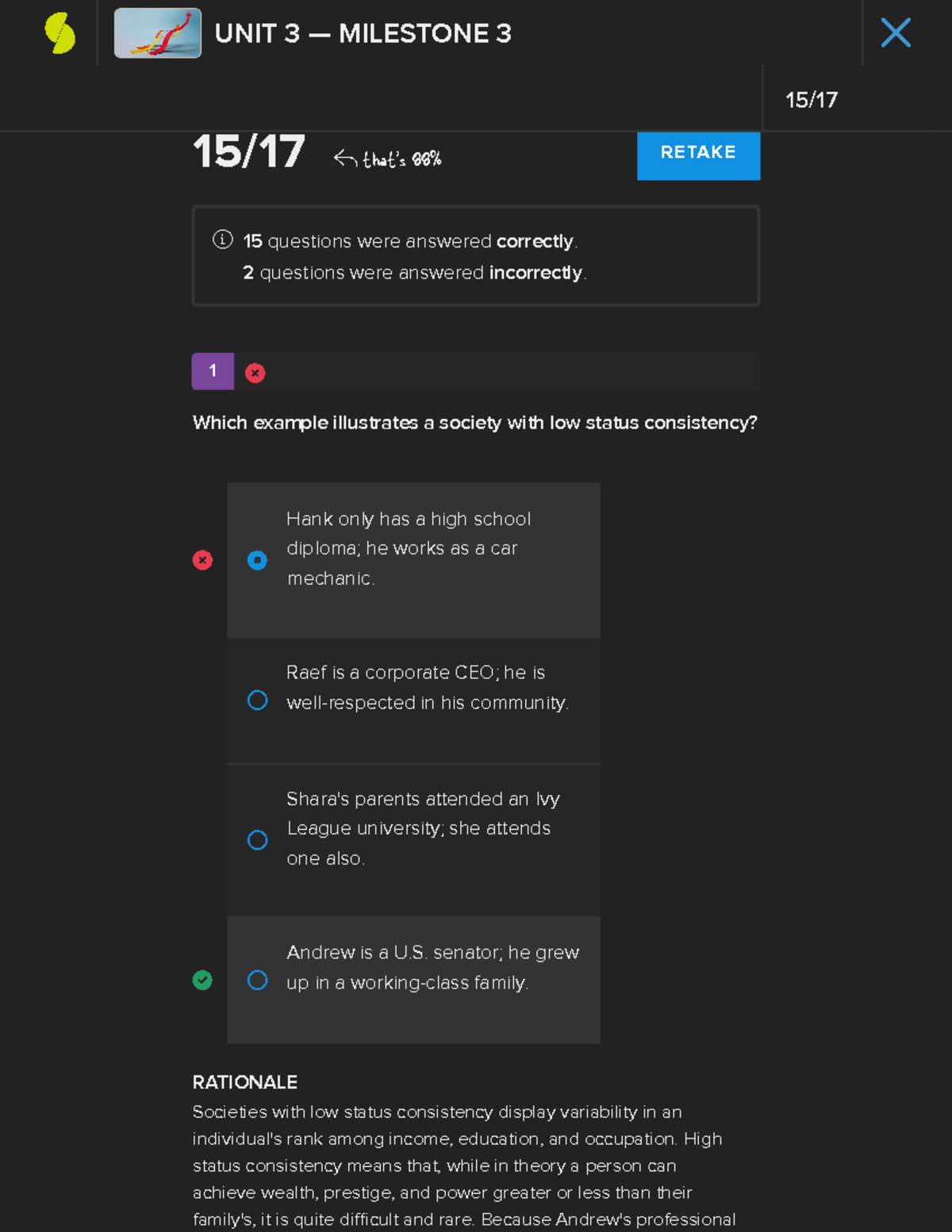 SOPHIA SOC 301 Milestone 3: Key Concepts in Sociology & Stratification - Studocu