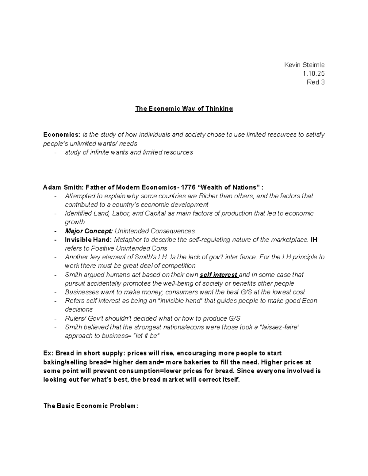 Economics 101: Key Concepts on Scarcity, Trade-offs & Opportunity Costs ...