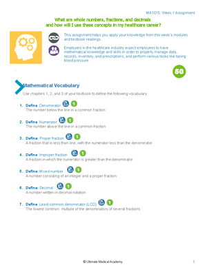 [Solved] Describe one example of composing a unit of something ...