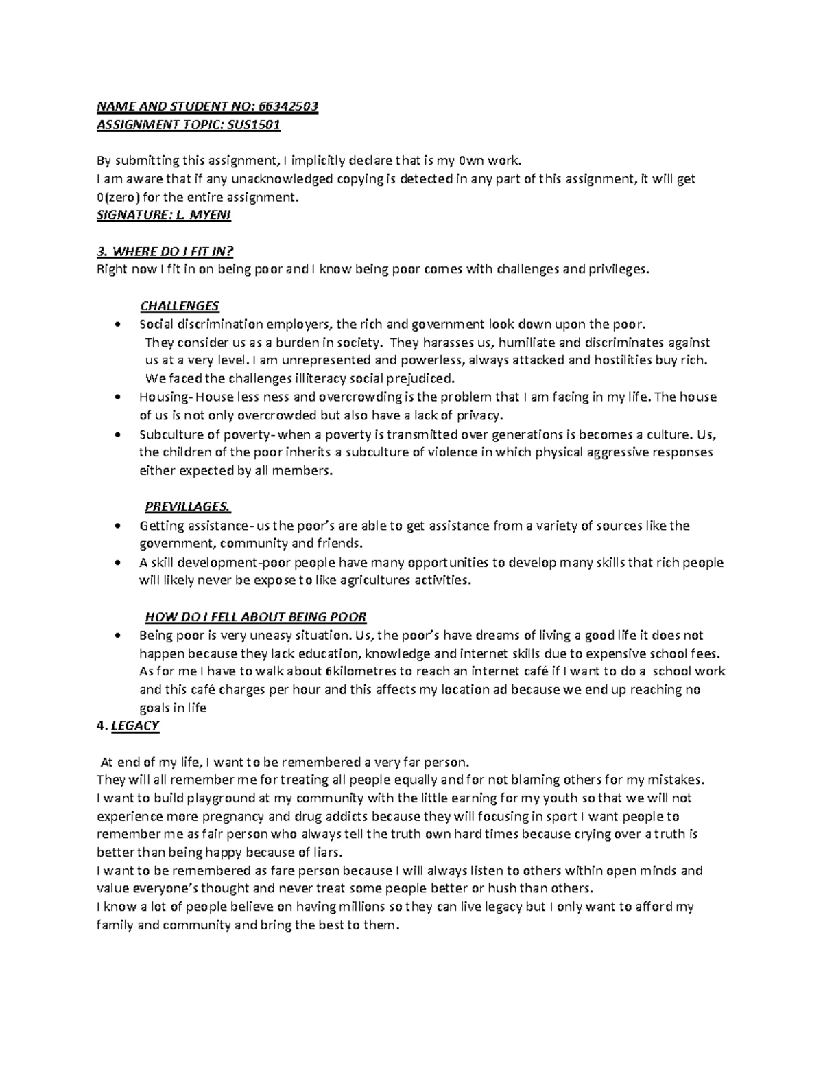 Child Labour Ethics Analysis - SUS1501 ASSIGNMENT 3 - Studocu