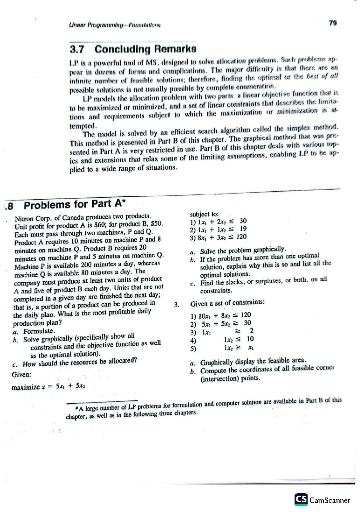 Linear Programming Foundations: Key Concepts & Applications (LPP) - Studocu