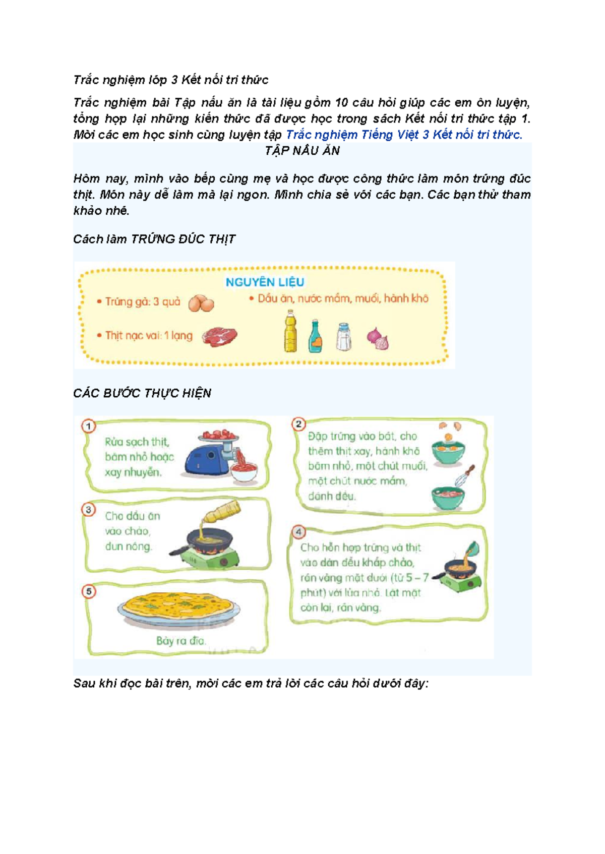 Linh tinh đó 26 - TÀI LIỆU LINH TA TINH TINH - Trắc nghiệm lớp 3 Kết ...