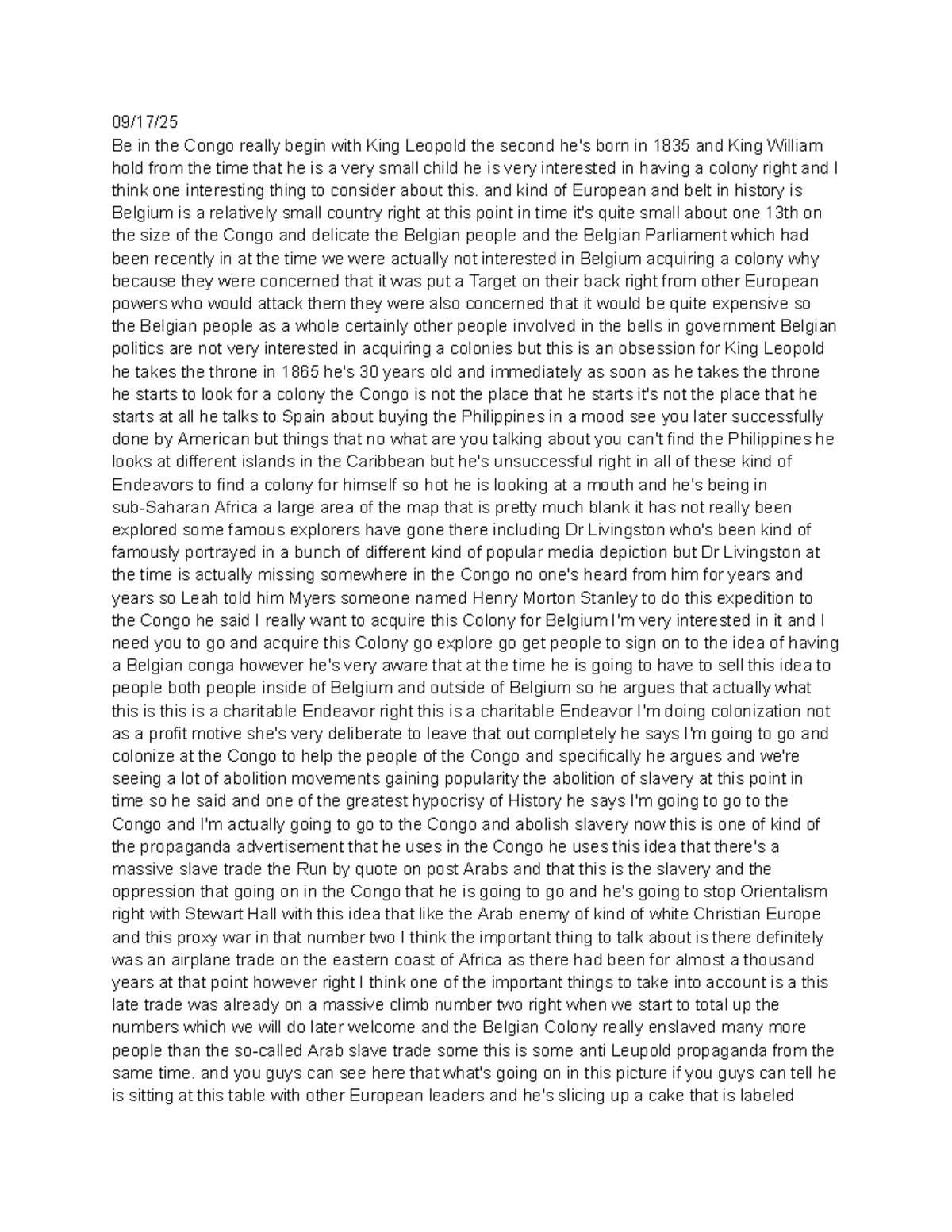 Congo Free State: Colonial Atrocities Under King Leopold II - Studocu