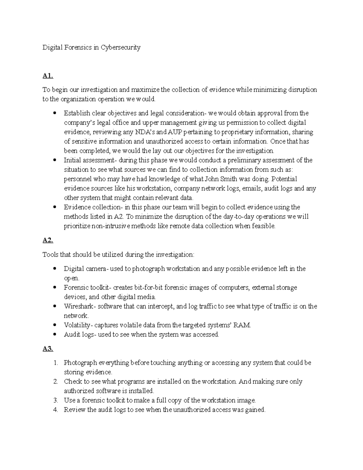 BFN2 task 1 - completed and passed - Digital Forensics in Cybersecurity ...