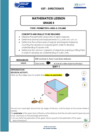 Grade 5 English FAL TERM 1-4 ATP 2021 - REVISED ANNUAL TEACHING PLAN ...