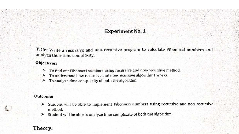 DAA Practicals: Fibonacci & Knapsack Problem Analysis - Studocu