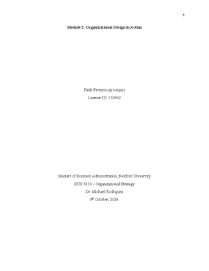 BUS 6100 Module 2 Assignment Case Study - Sustainability Practices ...