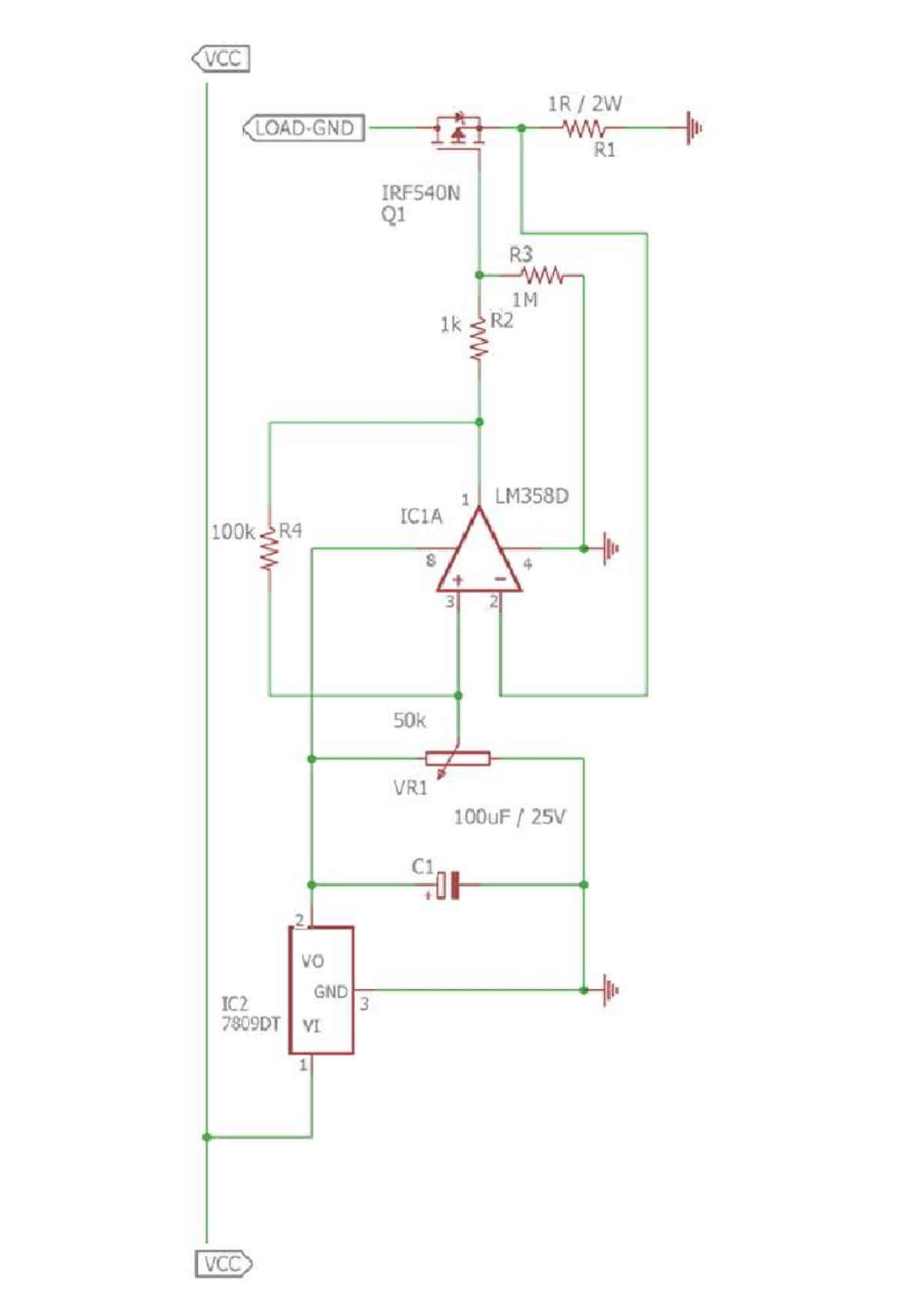 VCC 1R 2W Op-Amp Protection Circuit Design Document - Studocu