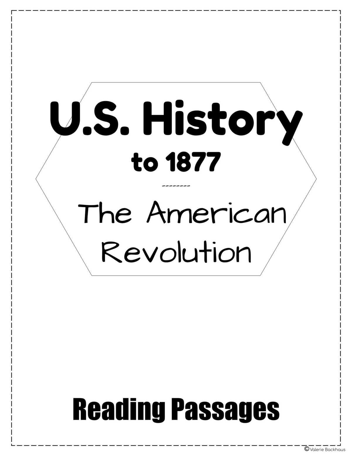 The American Revolution Passages - U. History to 1877 The American ...
