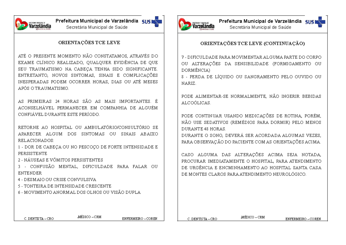 Orientações PÓS-TCE LEVE - Prefeitura Municipal de Varzelândia ...