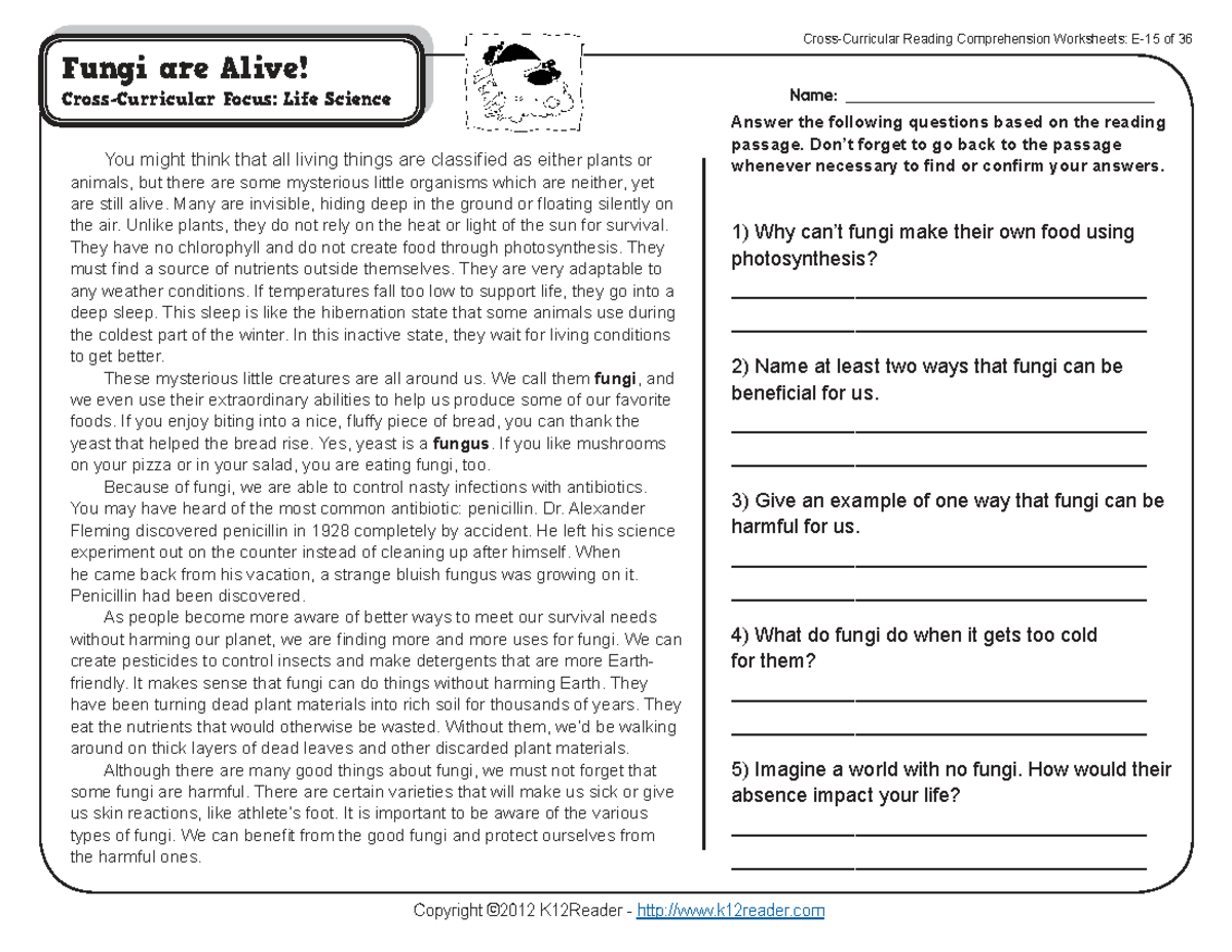 Fungi are Alive: Detailed Life Science Notes and Exam Qs - Studocu