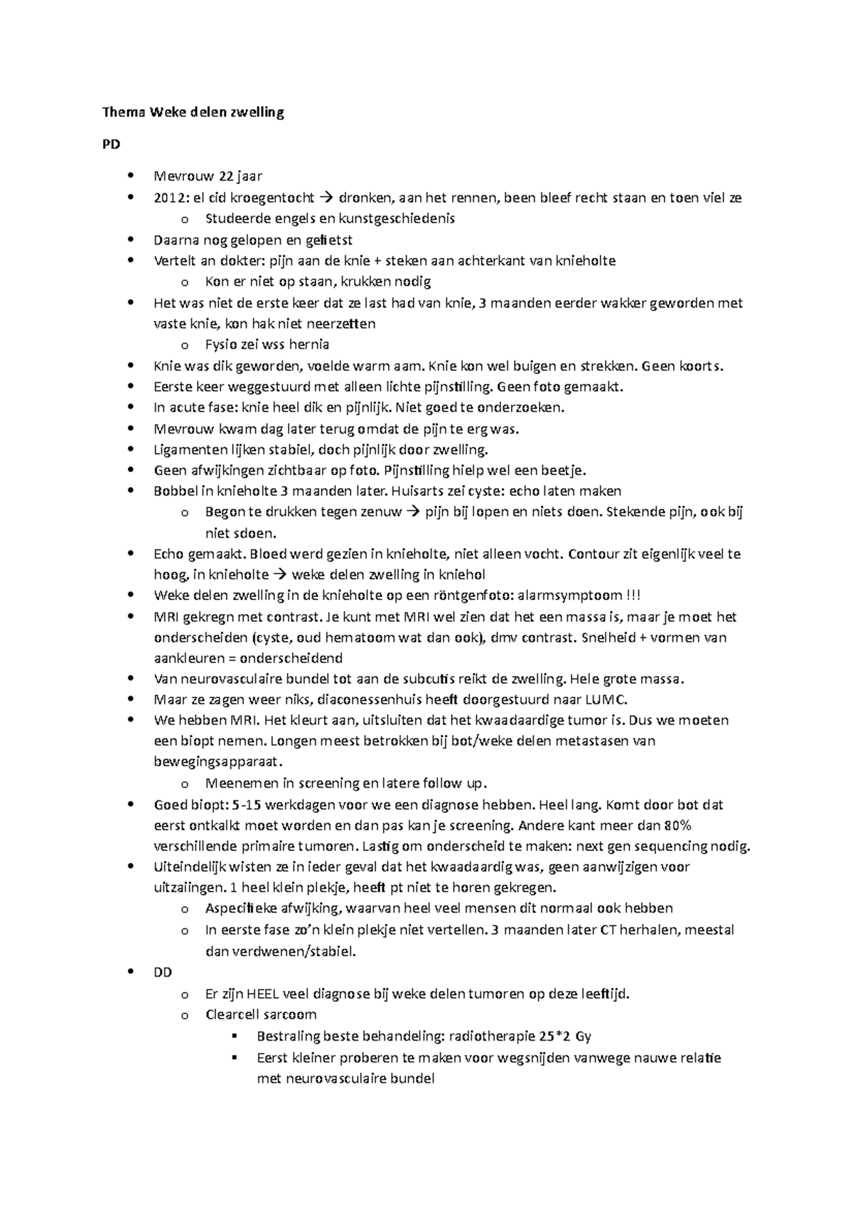 Thema Weke delen zwelling - Thema Weke delen zwelling PD - Studeersnel