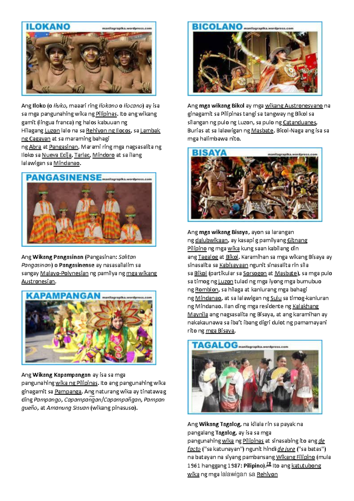 PANGKAT ETNIKO (PIC) - Ang Iloko (o Iluko, maaari ring Ilokano o ...