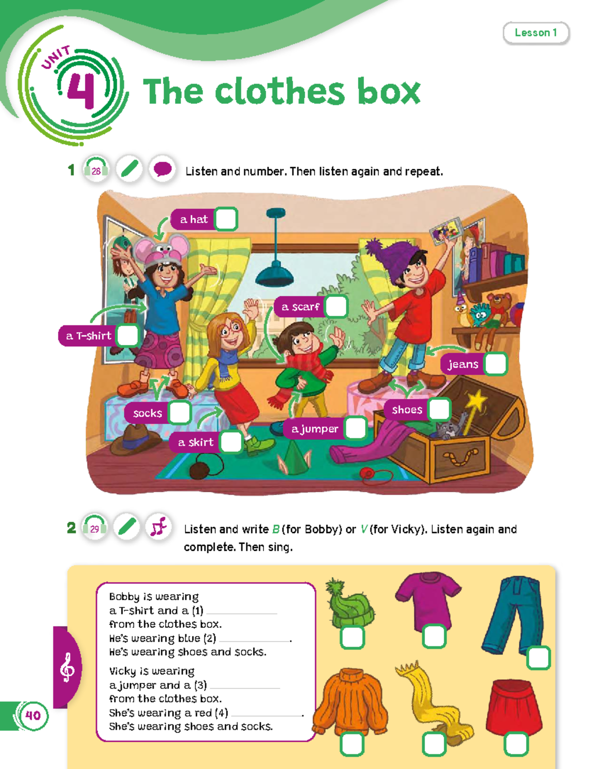 HIE 2nd Ed U4 Lesson Activities: The Clothes Box - Studocu