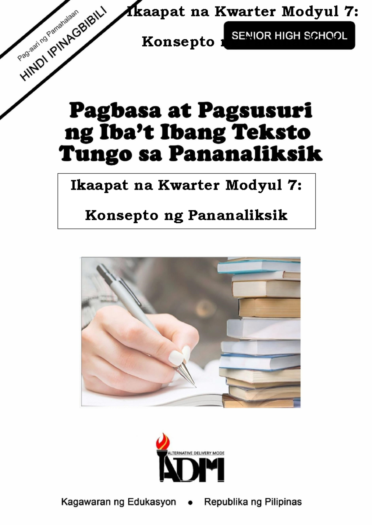 Pagbasa 11-q3-mod7-p-v3konsepto-ng-pananaliksik compress - Ikaapat na ...