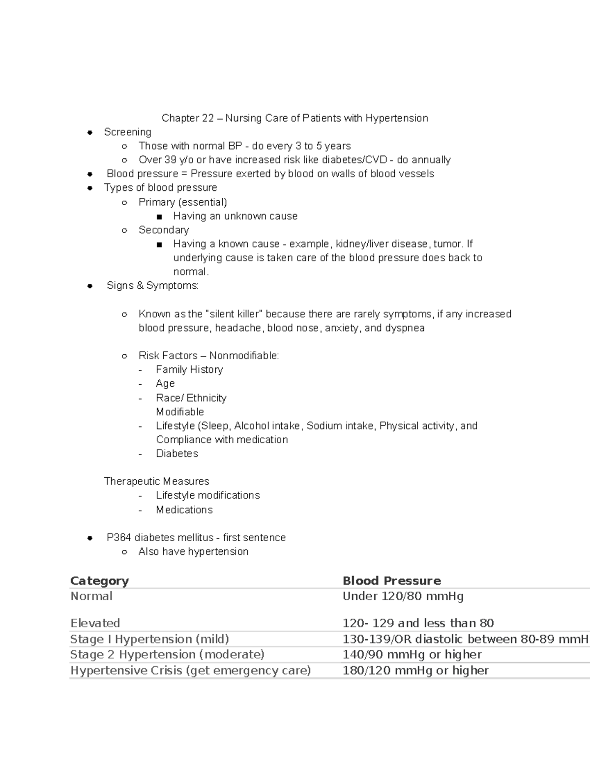 Nursing Care for Hypertension: Key Insights and Therapeutic Measures ...