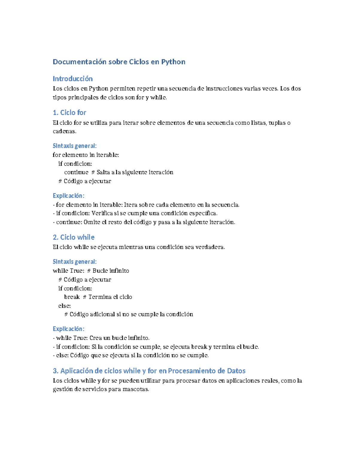 Python loops - apuntes pythoin - Documentación sobre Ciclos en Python ...