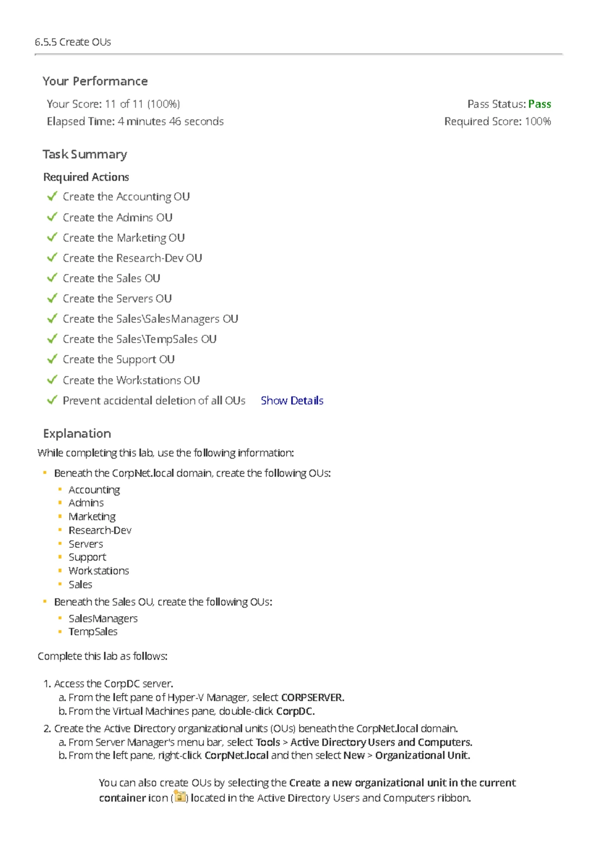 A.3 Test Out PC Pro Certification Practice Exam - A TestOut PC Pro ...